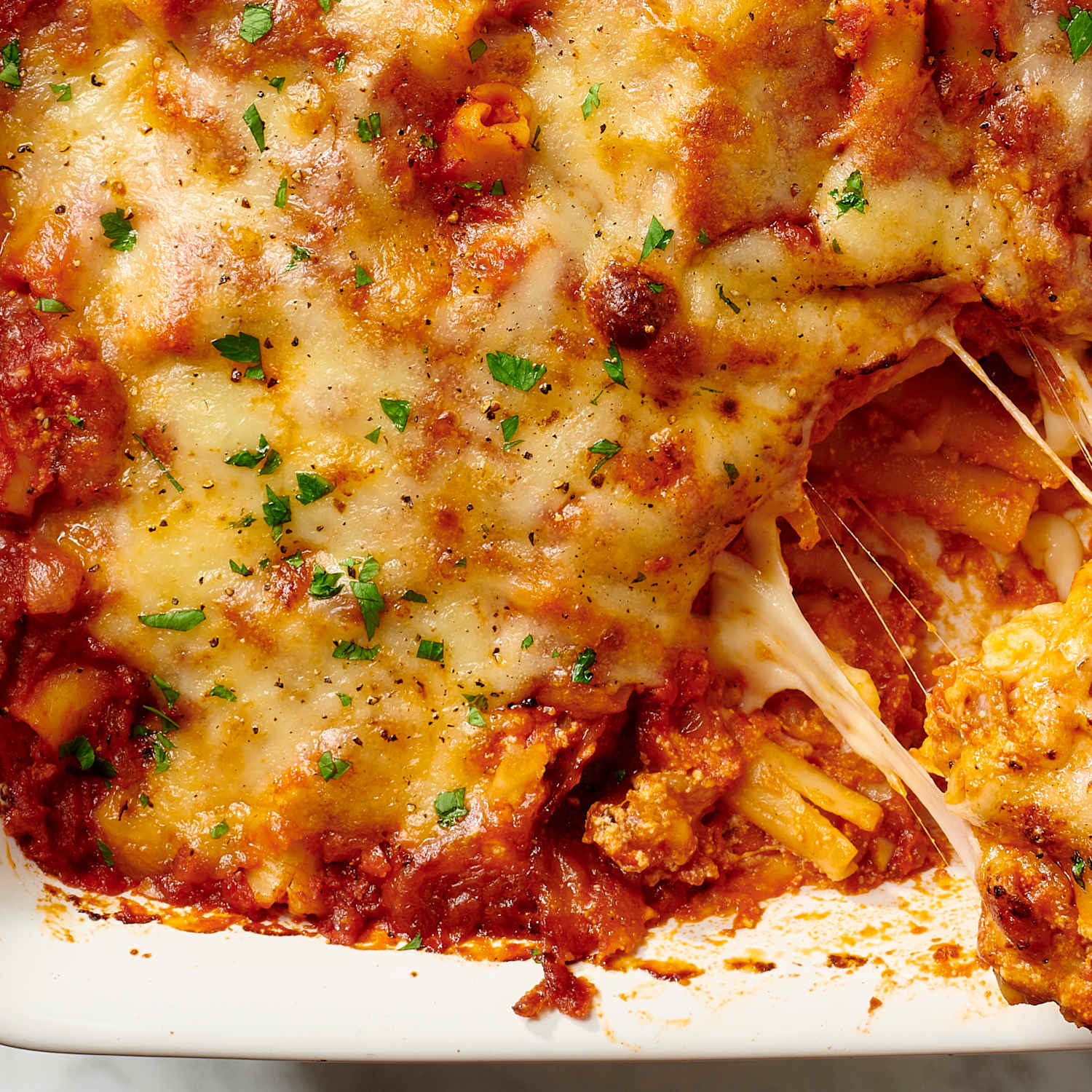how to make baked ziti pizza