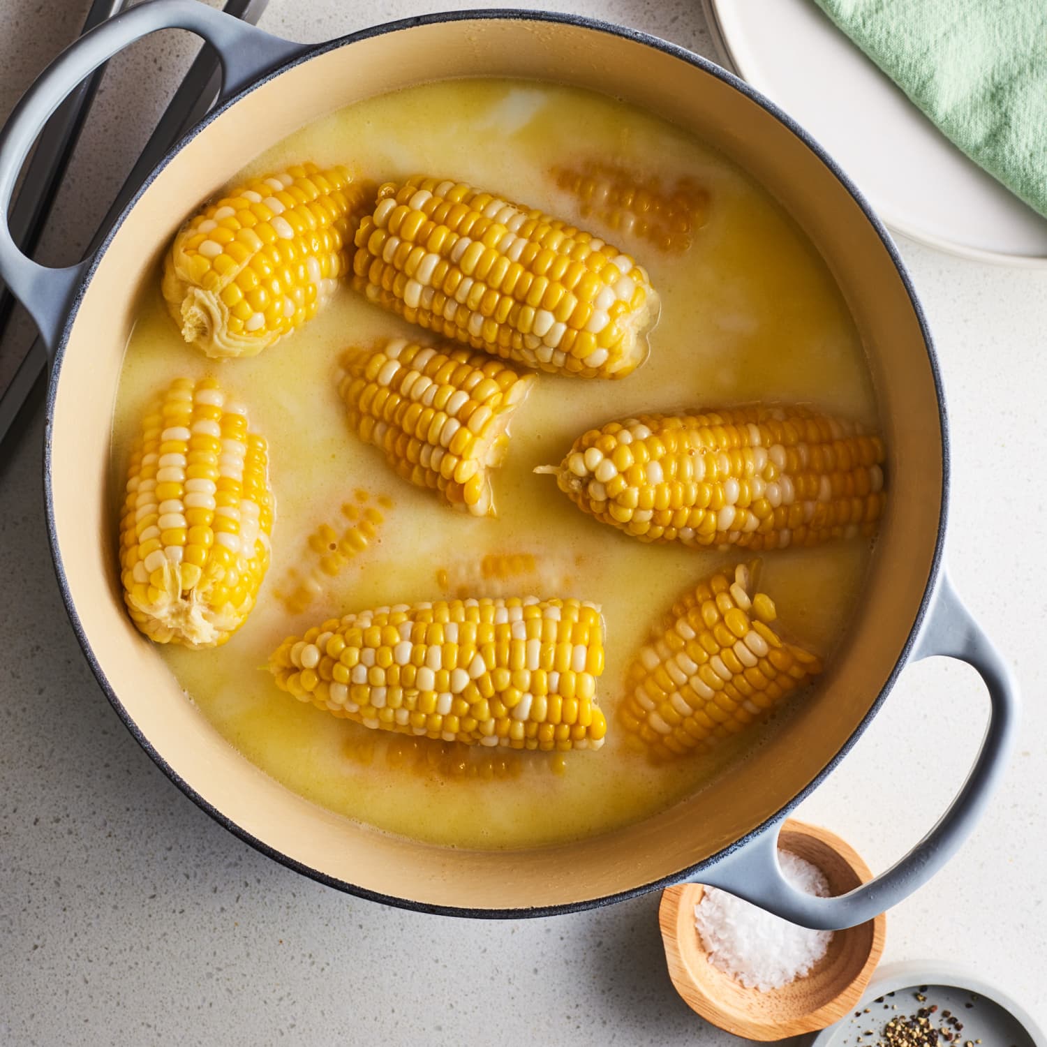 how to boil corn butter