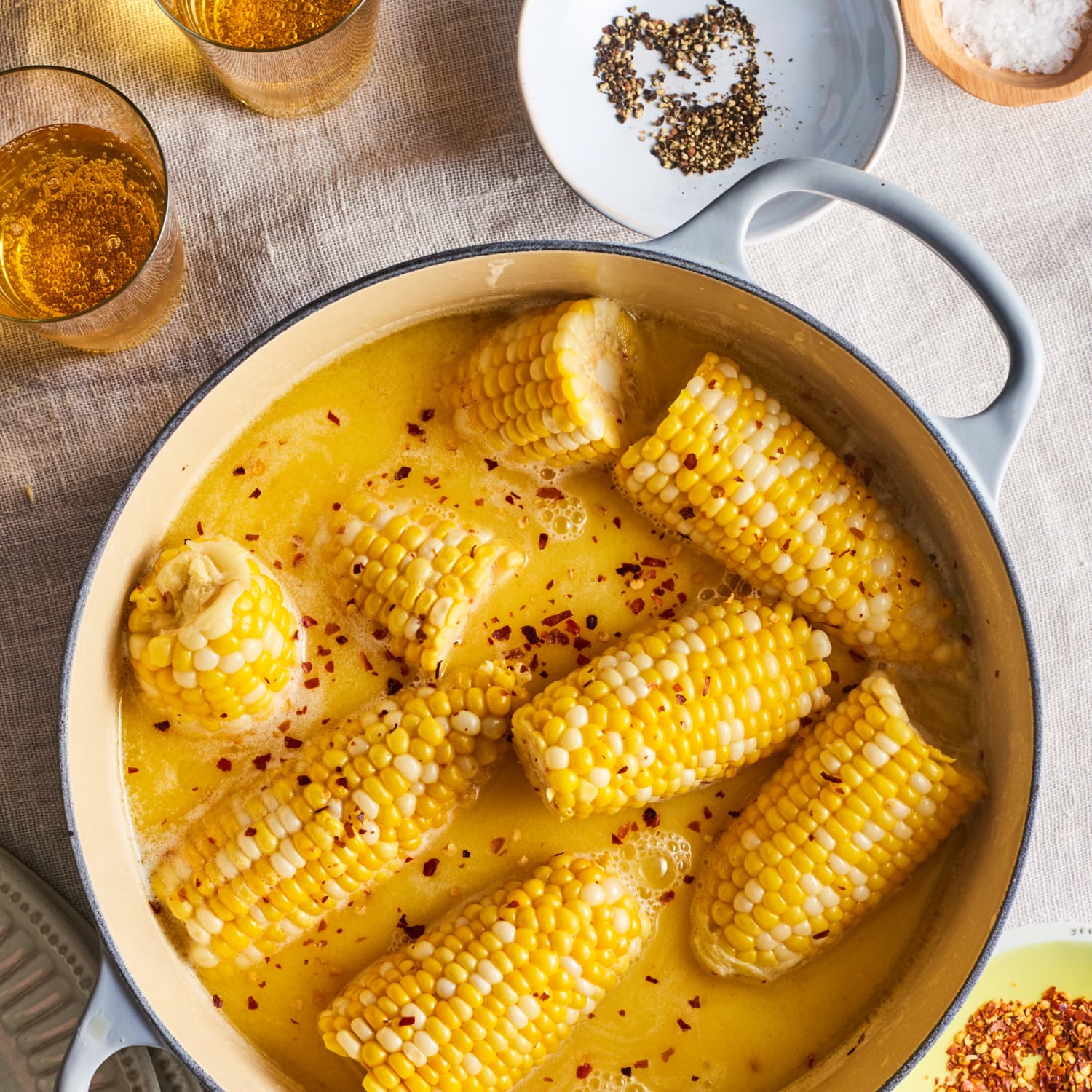 how to cook corn with butter