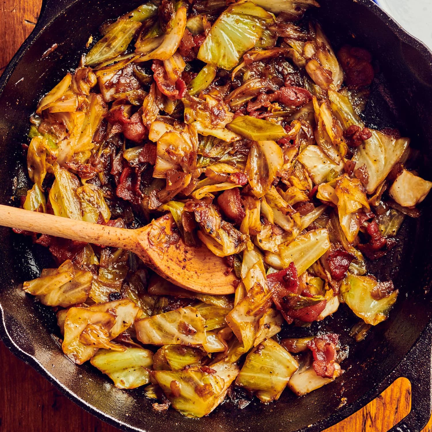 how to cook cabbage bacon grease