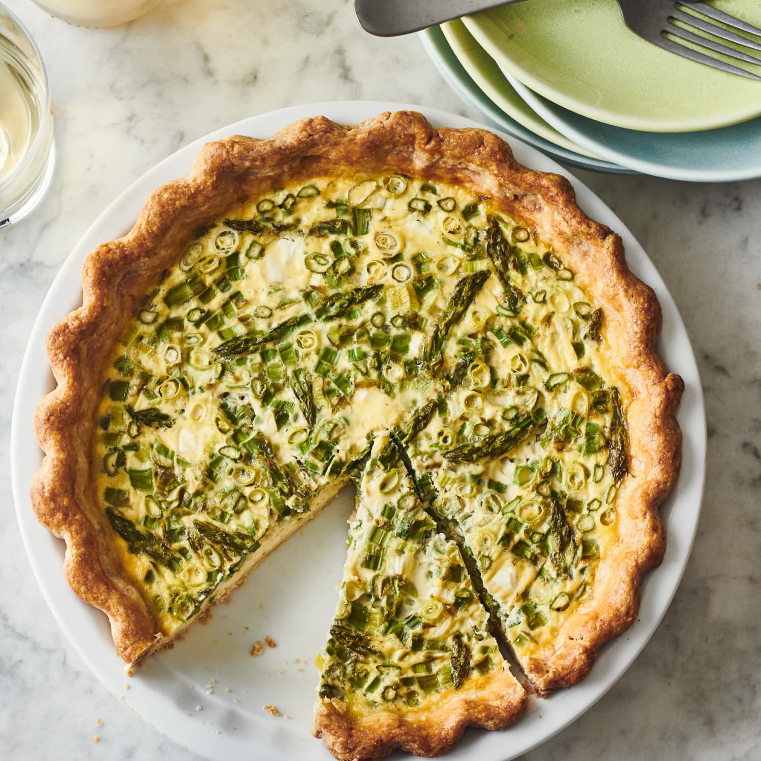 how to cook asparagus quiche
