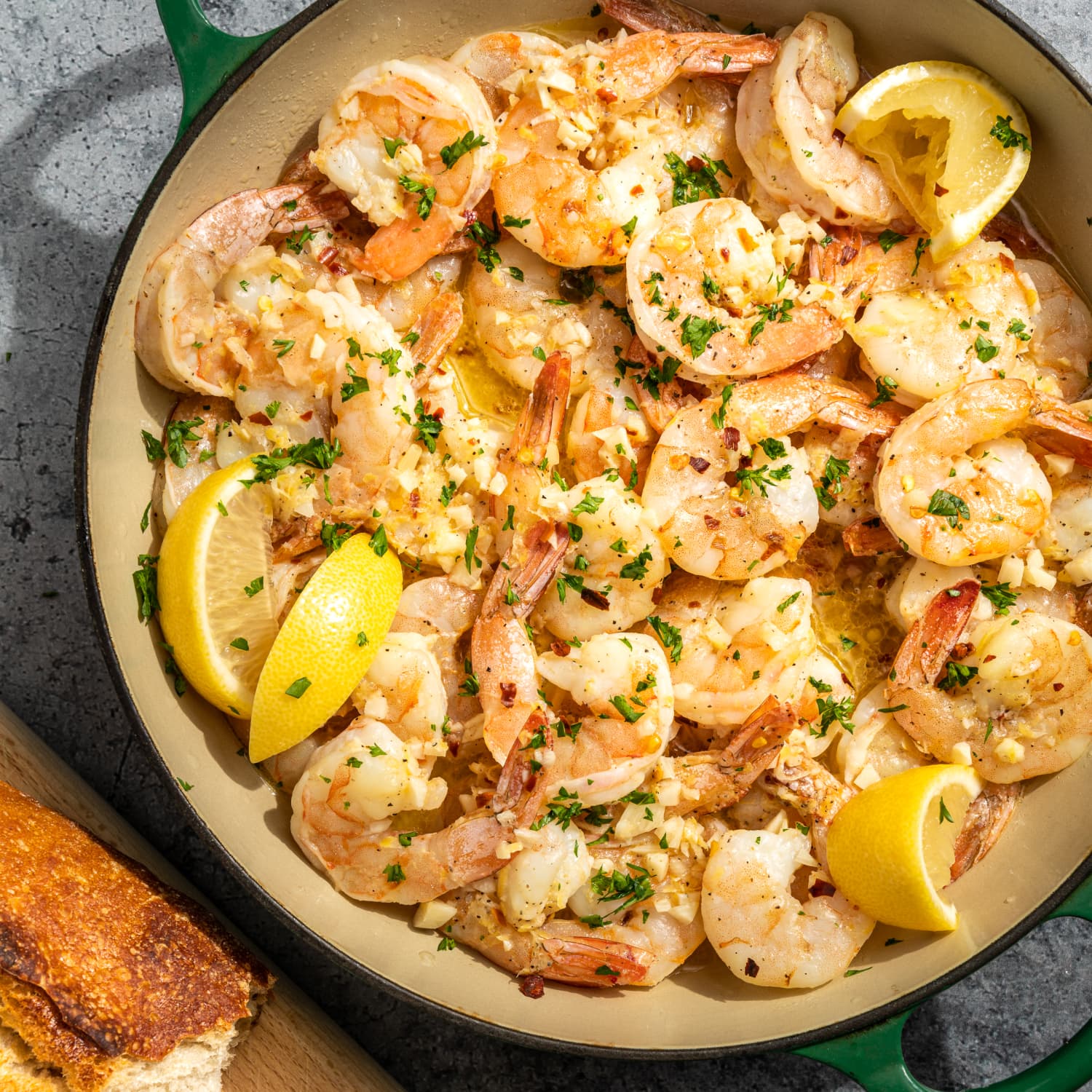 how to cook large prawns in the oven