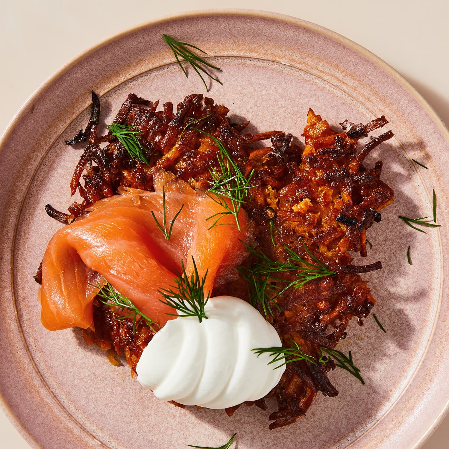 how to make sweet potato latkes