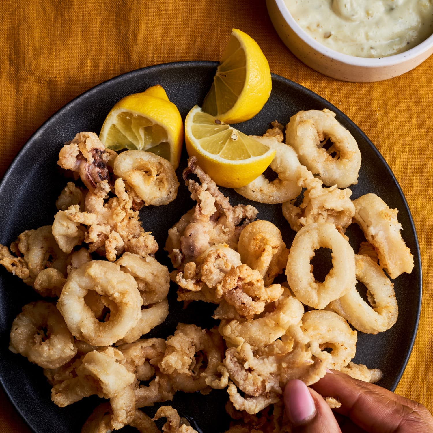 how to make fried calamari not chewy