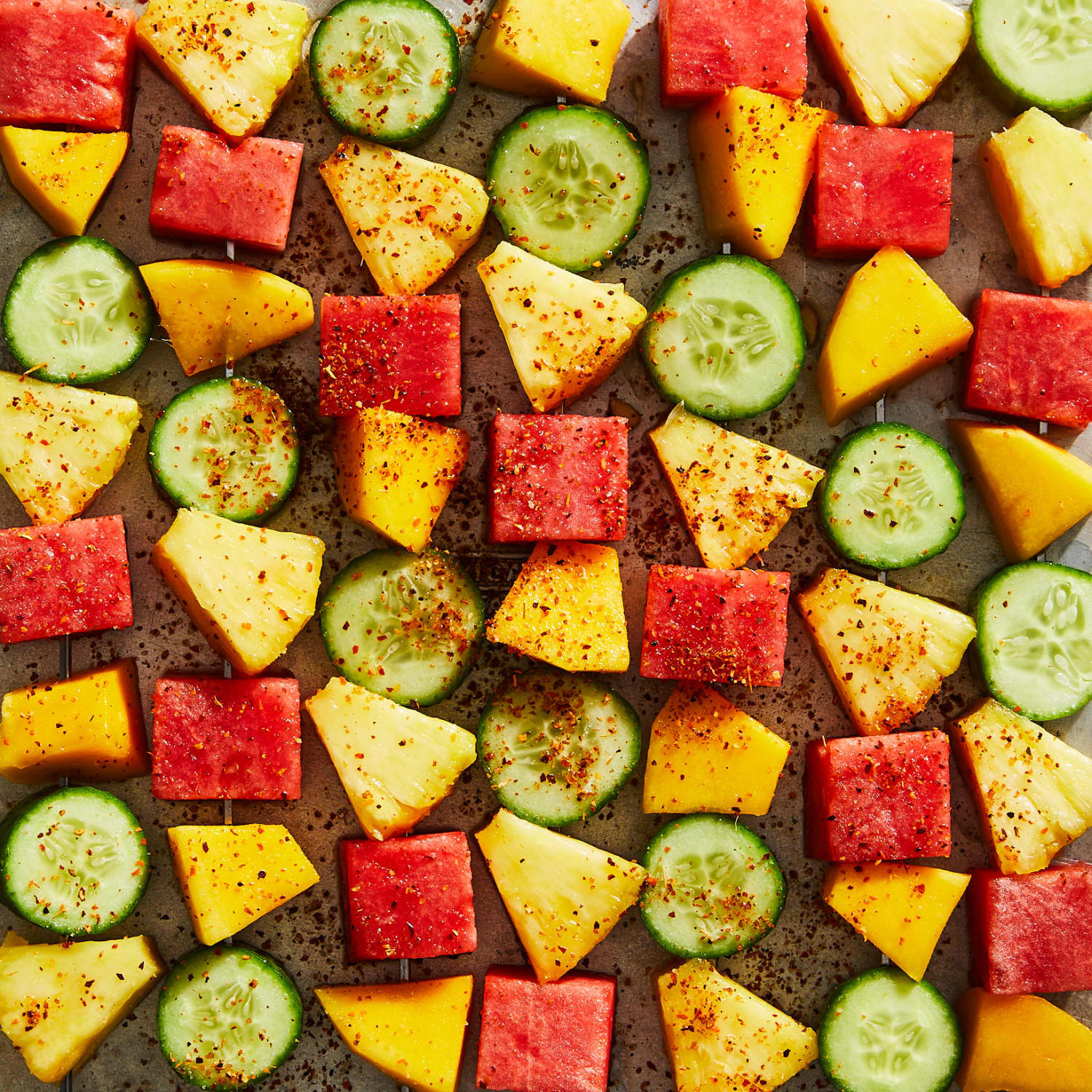 how to make fruit kebabs