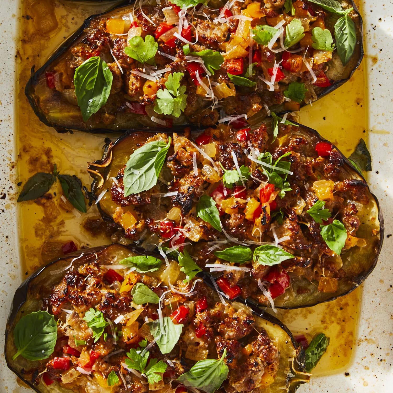 how to cook stuffed eggplant video