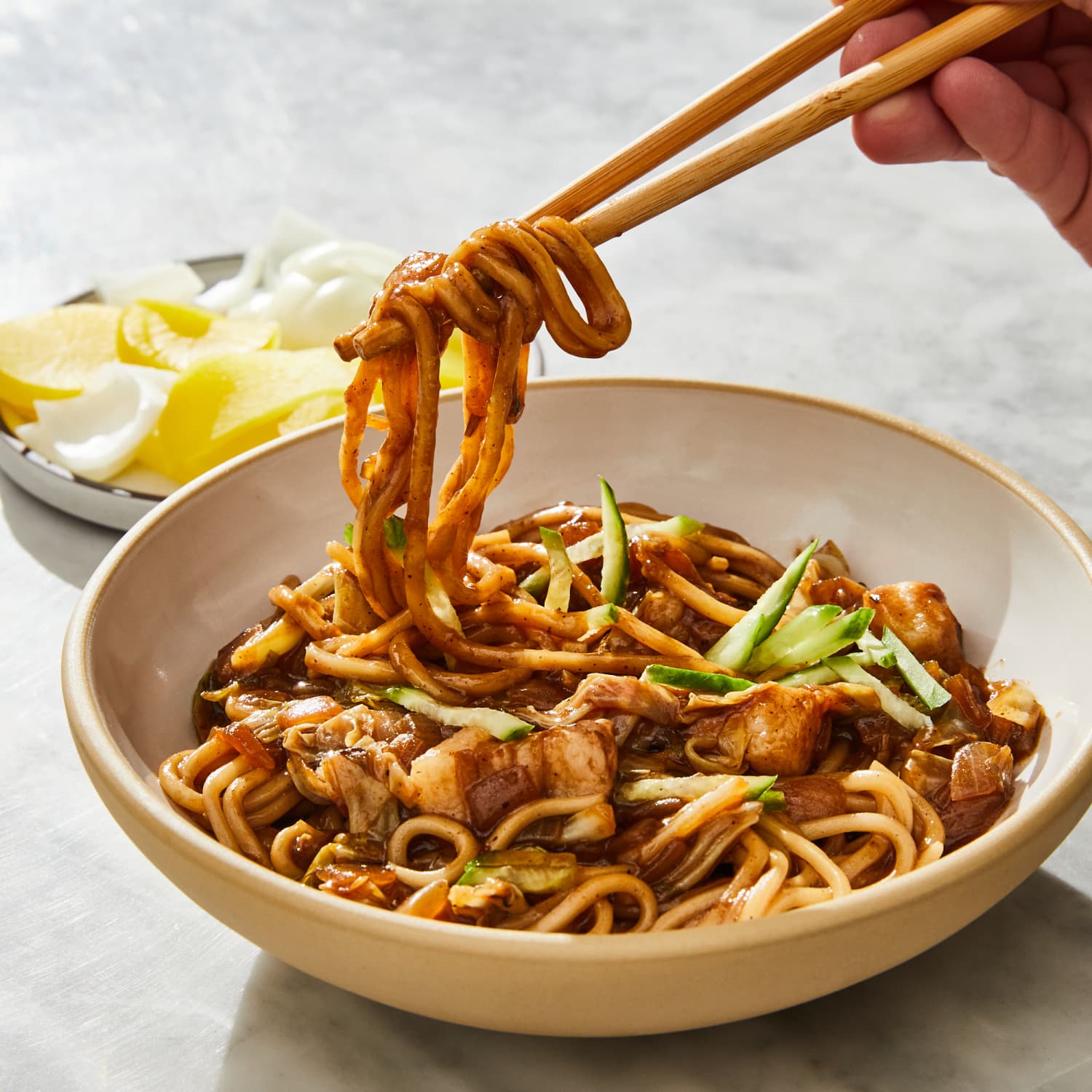 how to prepare black bean noodles