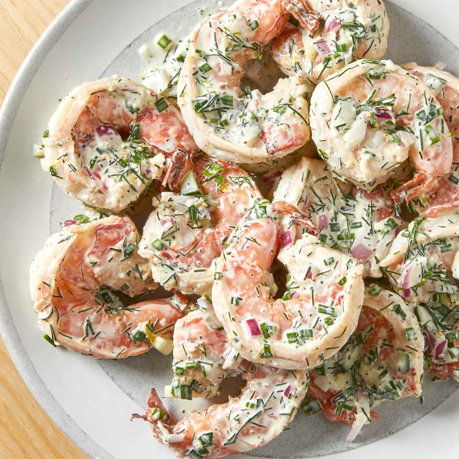 how to cook salad shrimp