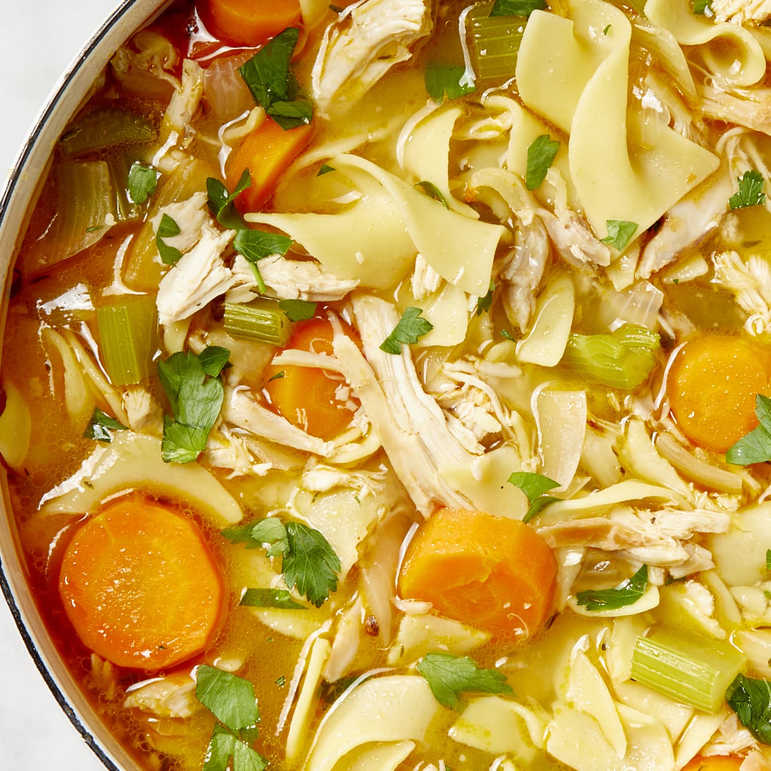 how to cook chicken soup with noodles