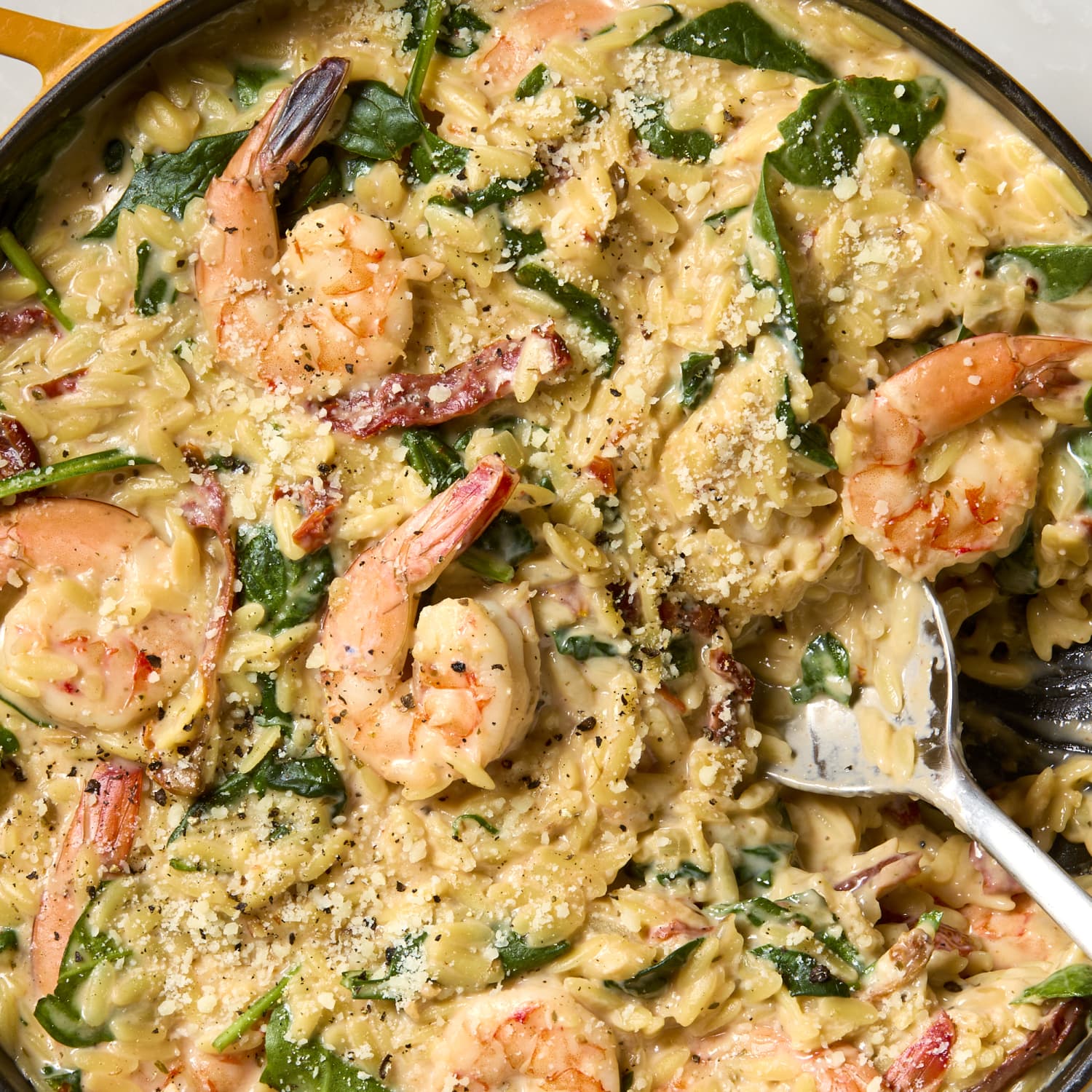 how to cook orzo with shrimp