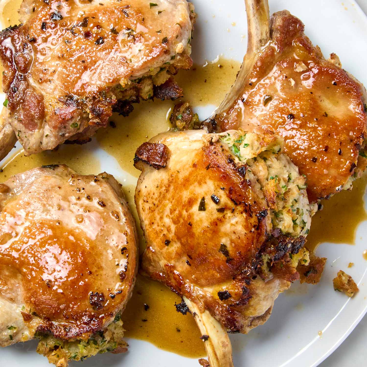 how to cook pork chops stuffed