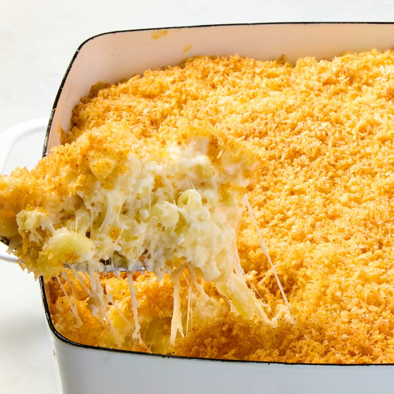 how high to bake mac and cheese