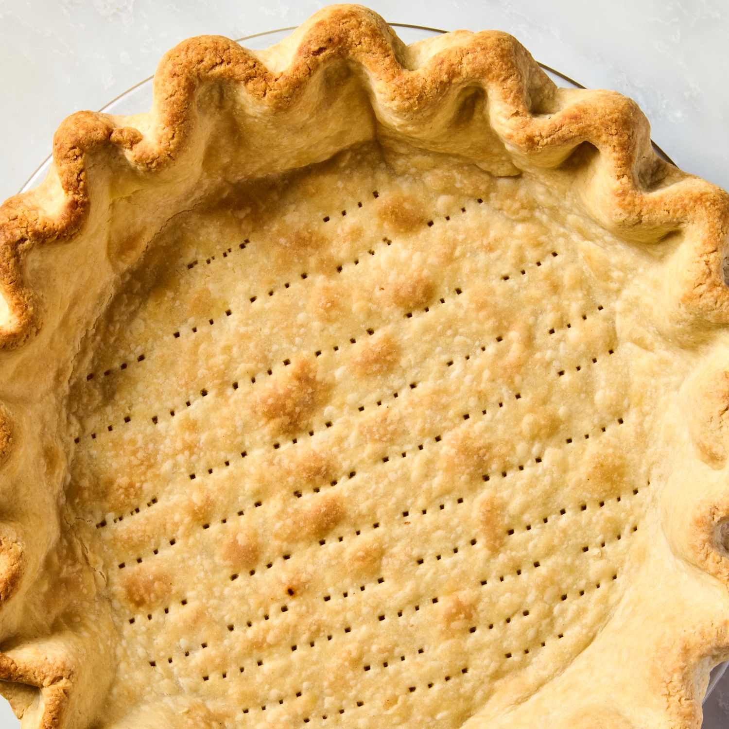 how to cook bottom crust of apple pie