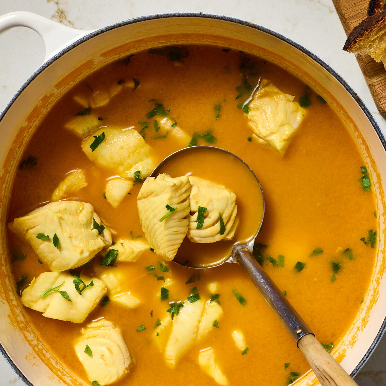 how to prepare fish in soup