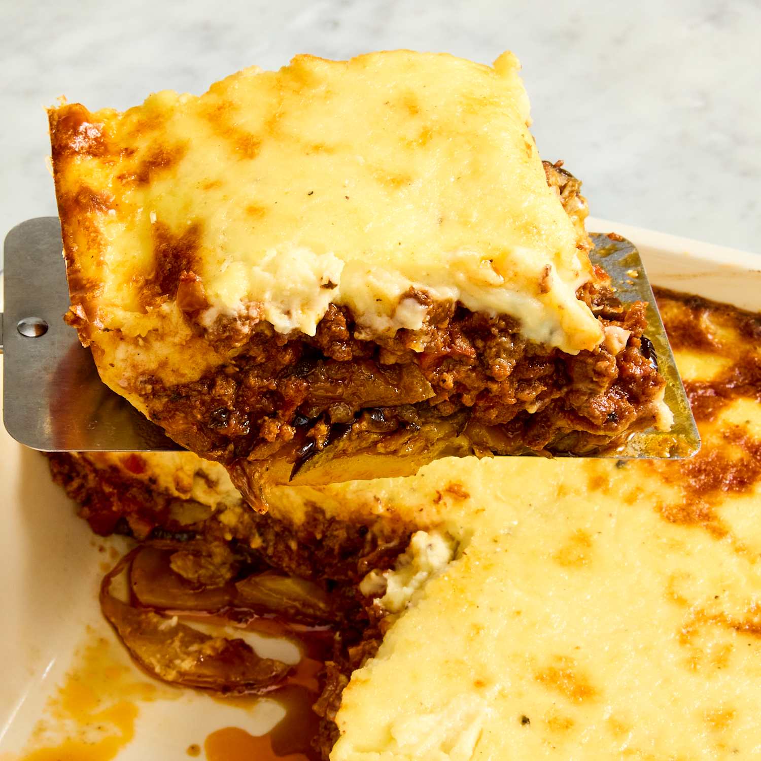 how to cook potato moussaka