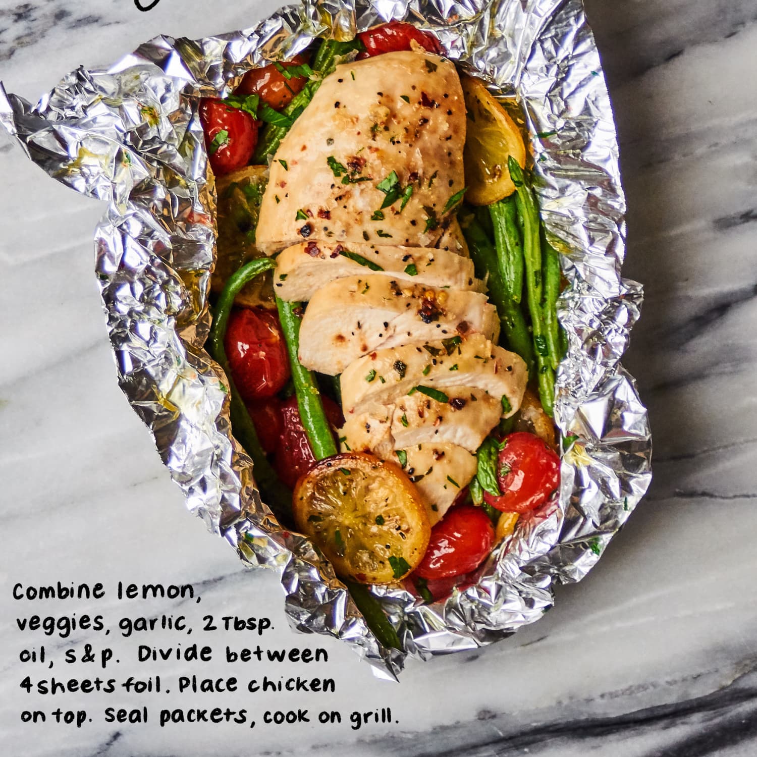 how to cook chicken in the oven with aluminum foil