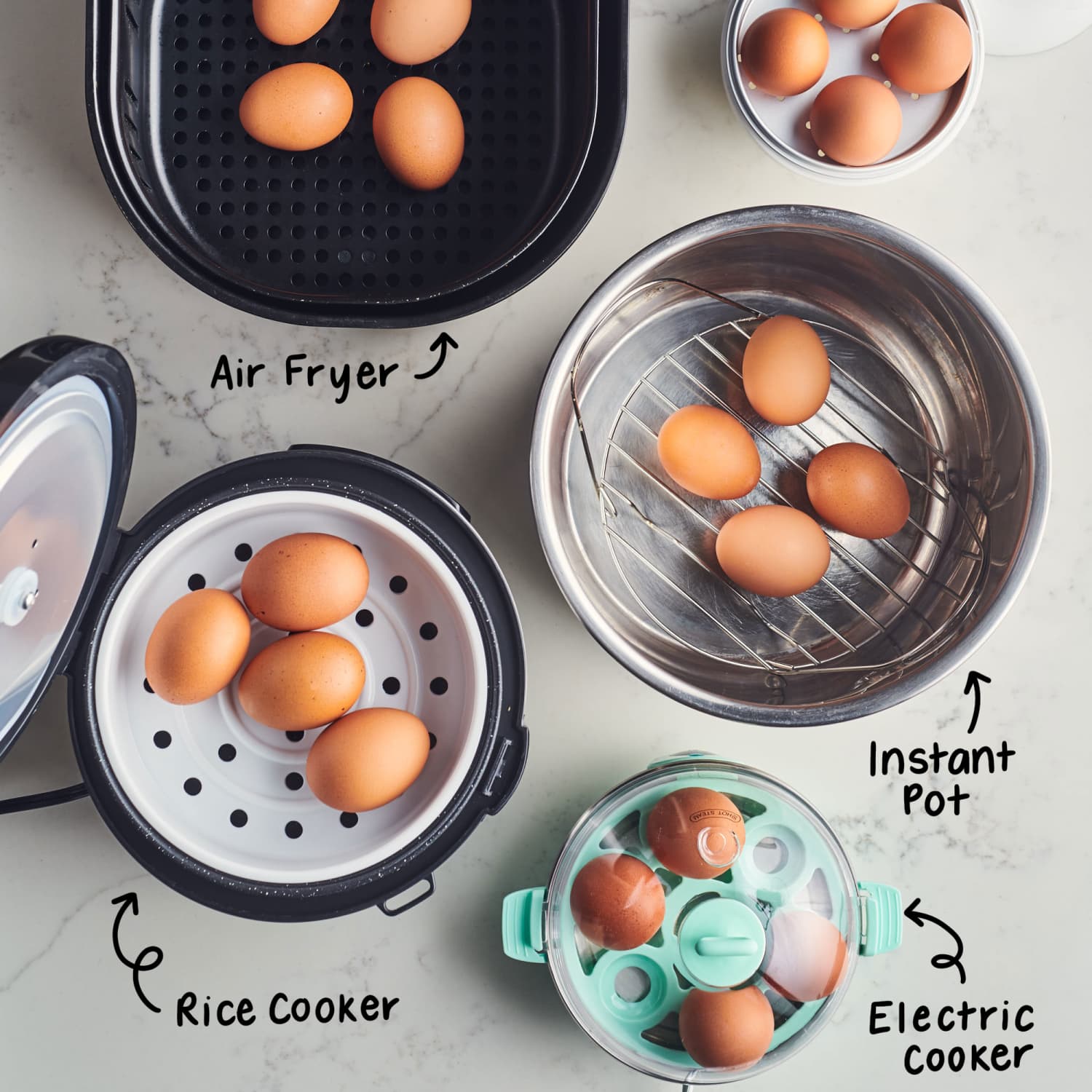 how to cook eggs pot