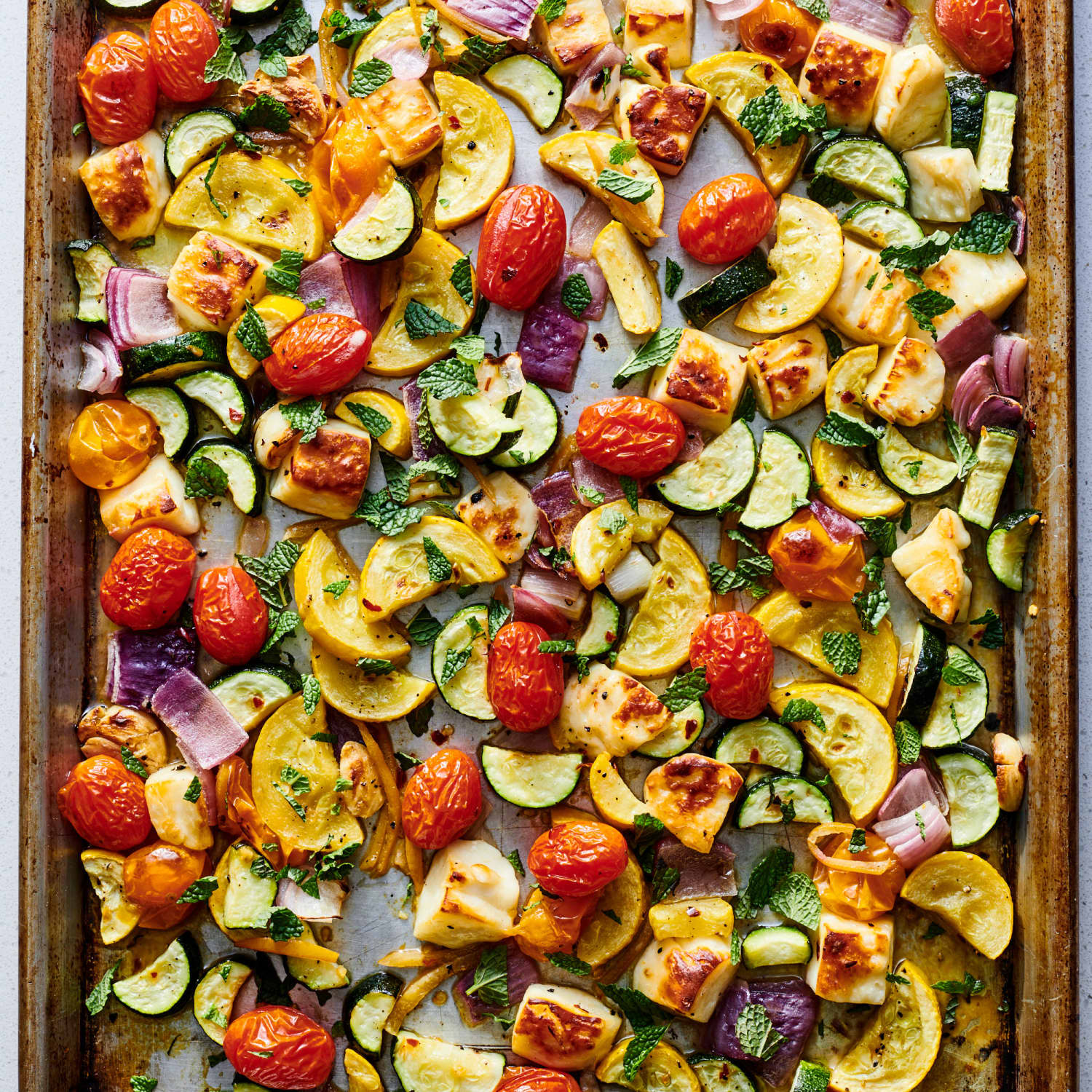 how to cook halloumi cubes