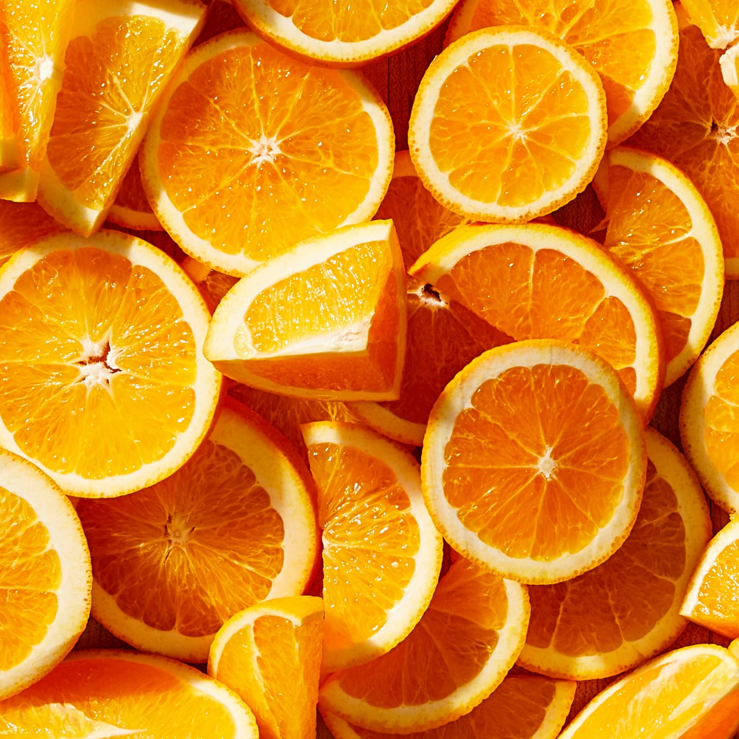 orange slices background