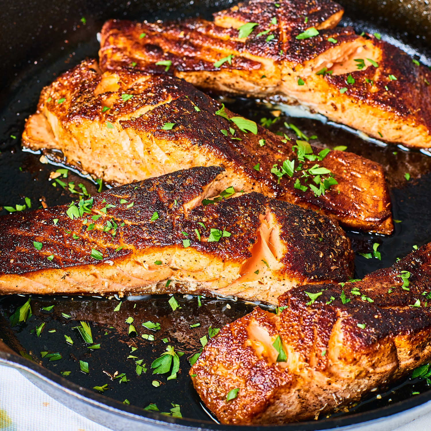 how to cook frozen blackened salmon