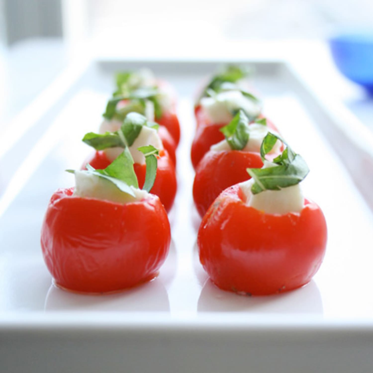 filled cherry tomatoes