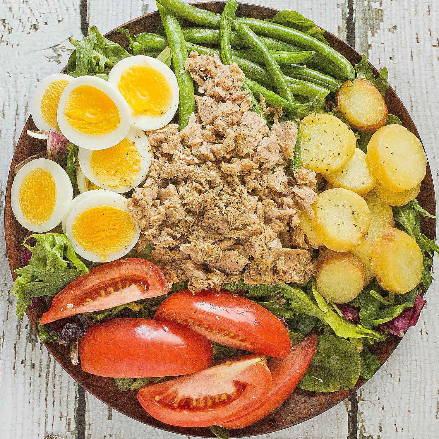 how to cook tuna for salad nicoise