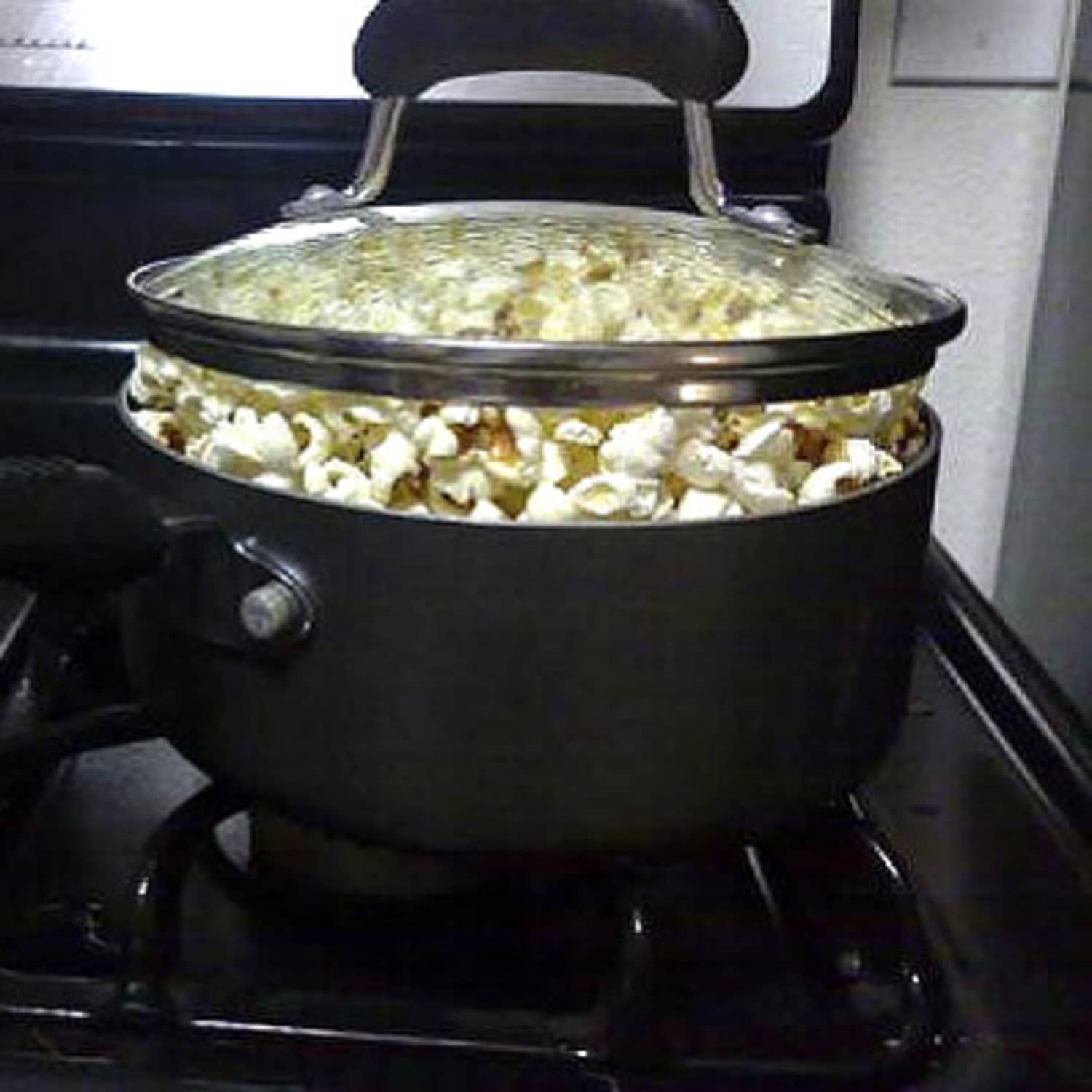 how to cook popcorn on gas stove