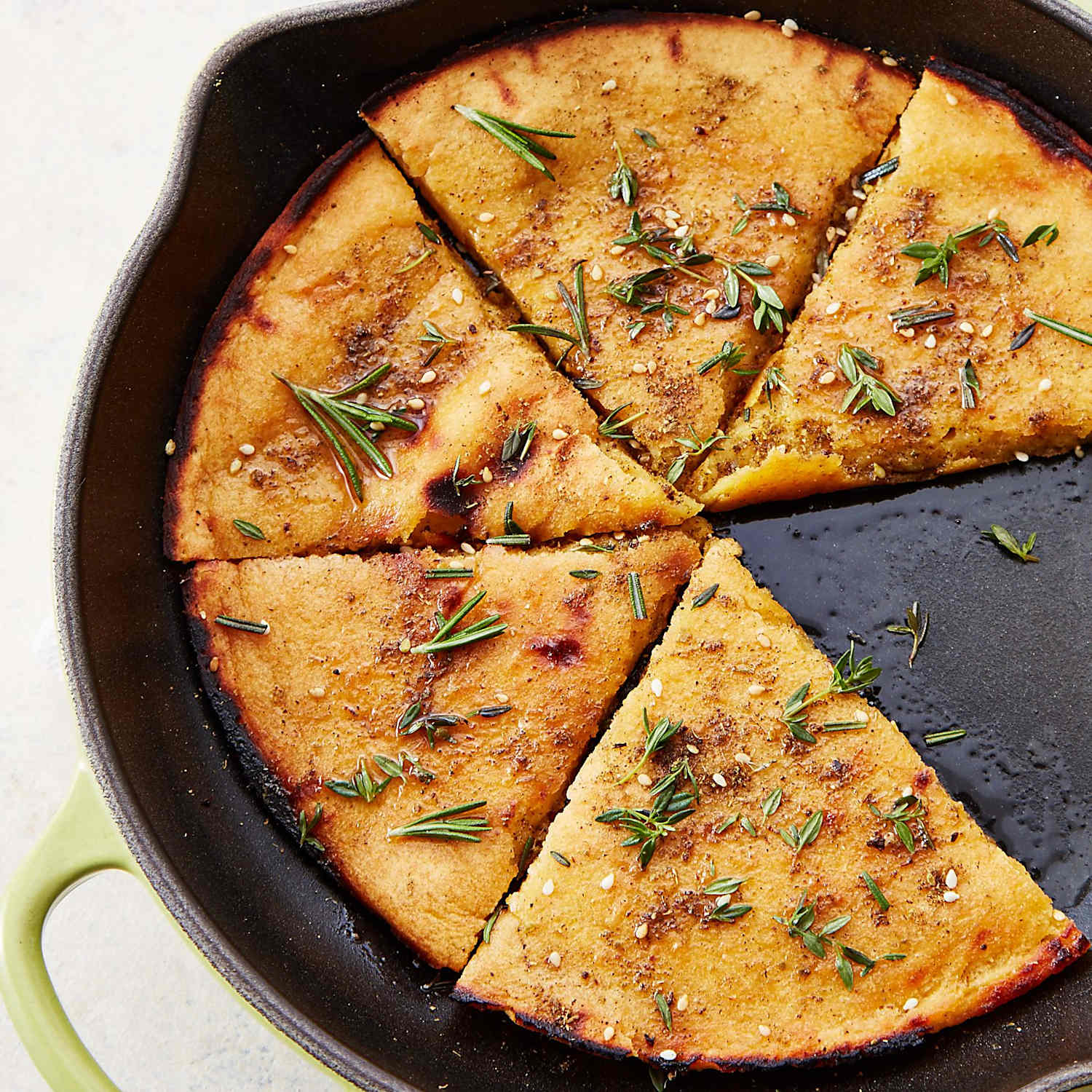 chickpea flour flatbread