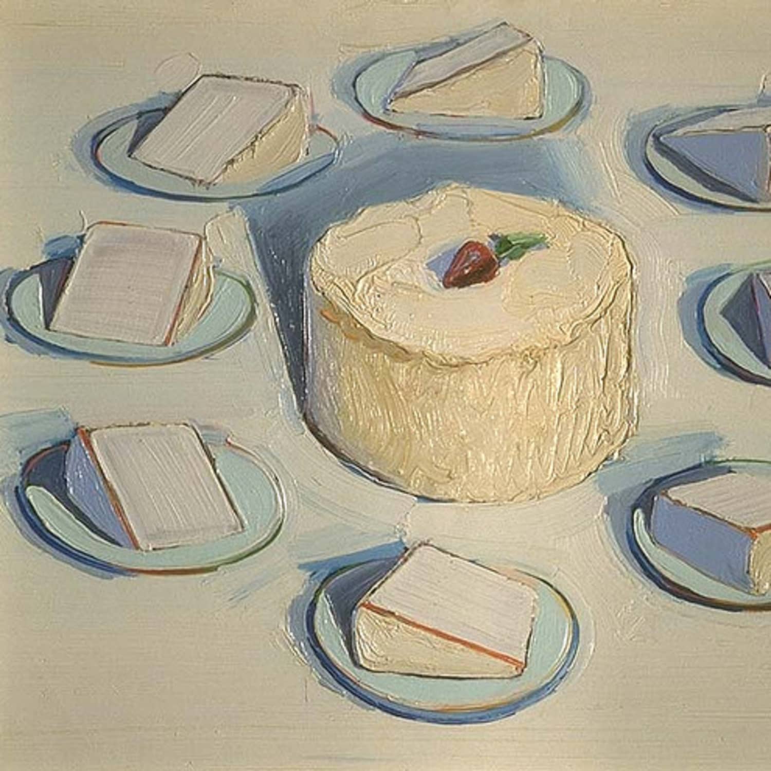 wayne thiebaud texture