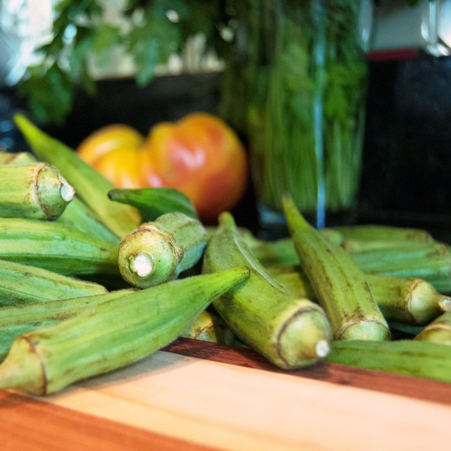 how to cook okra with slime