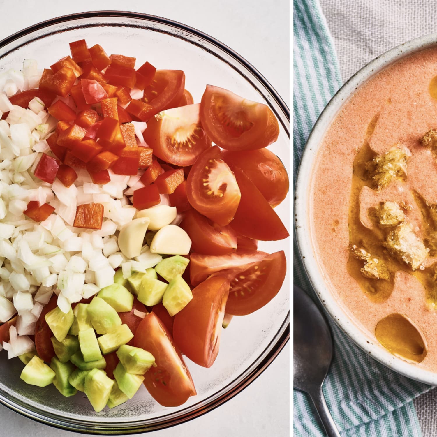 spanish gazpacho with canned tomatoes