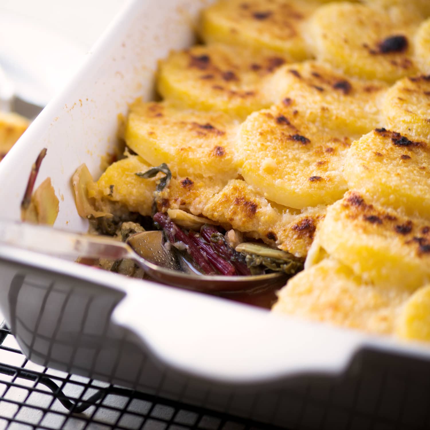 how to bake polenta tube