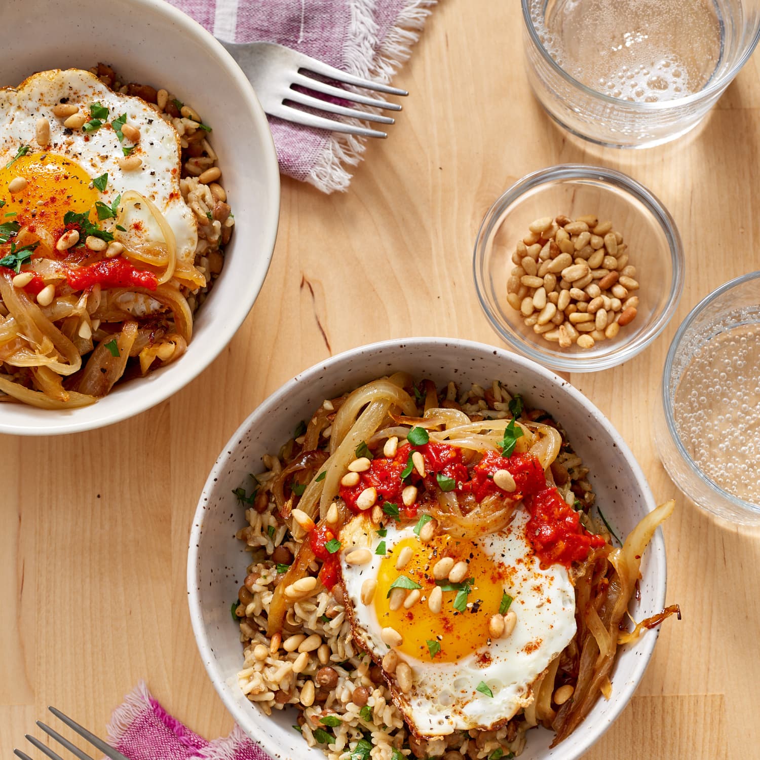 how to cook brown rice and lentils