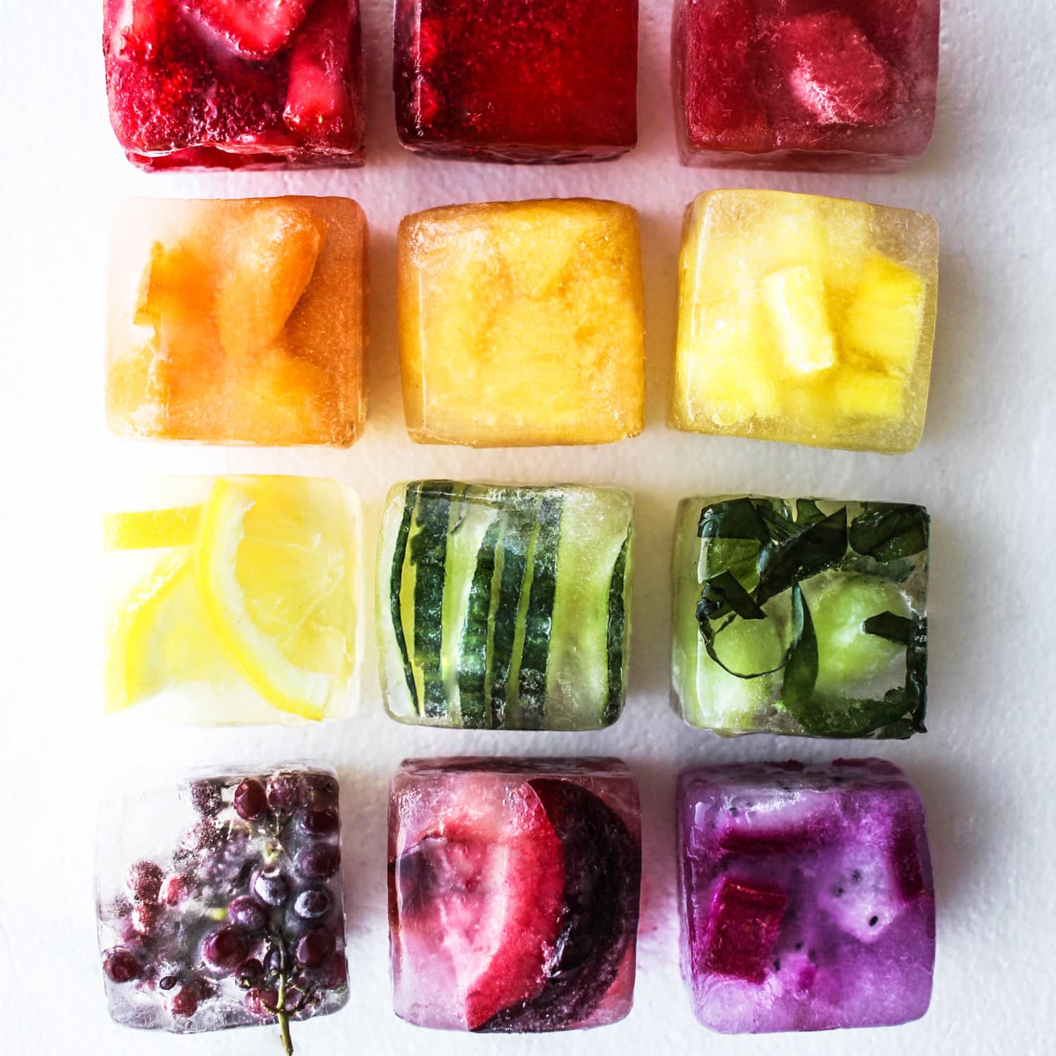how to color ice cubes