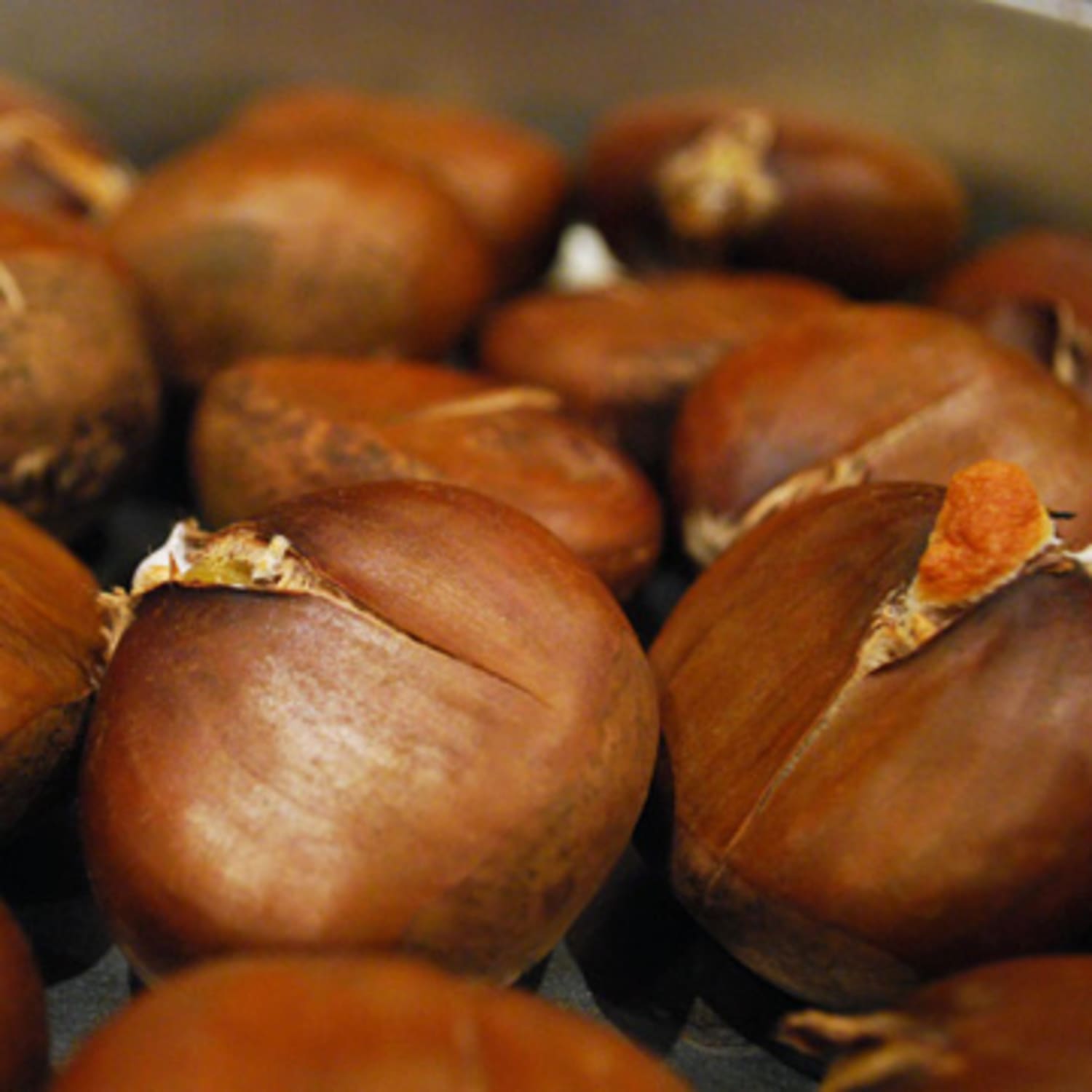 how to cook chestnuts so they peel easily