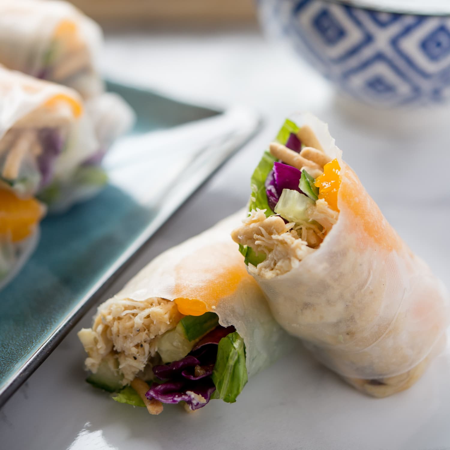 chicken spring rolls