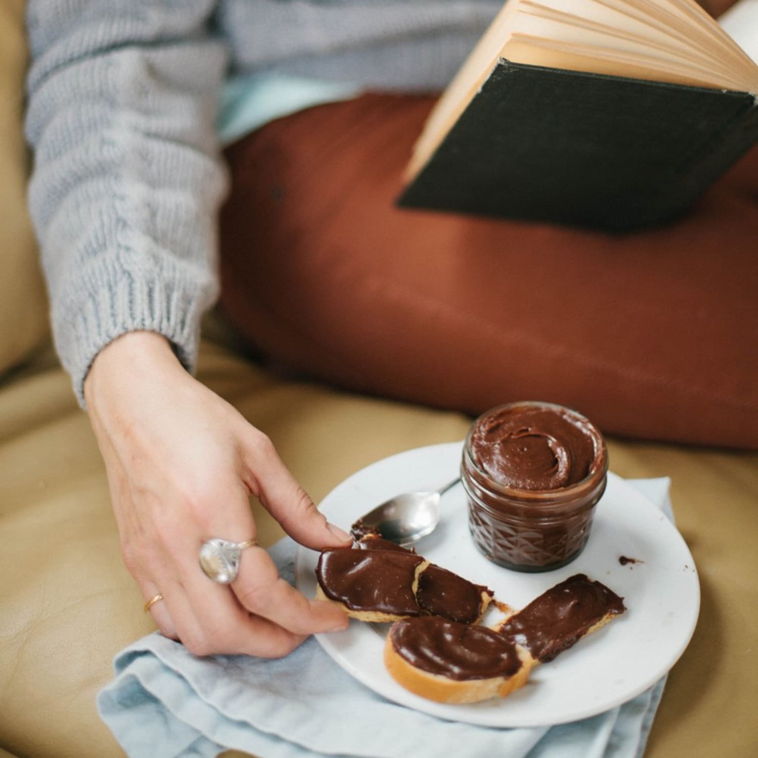 baking with chocolate spread