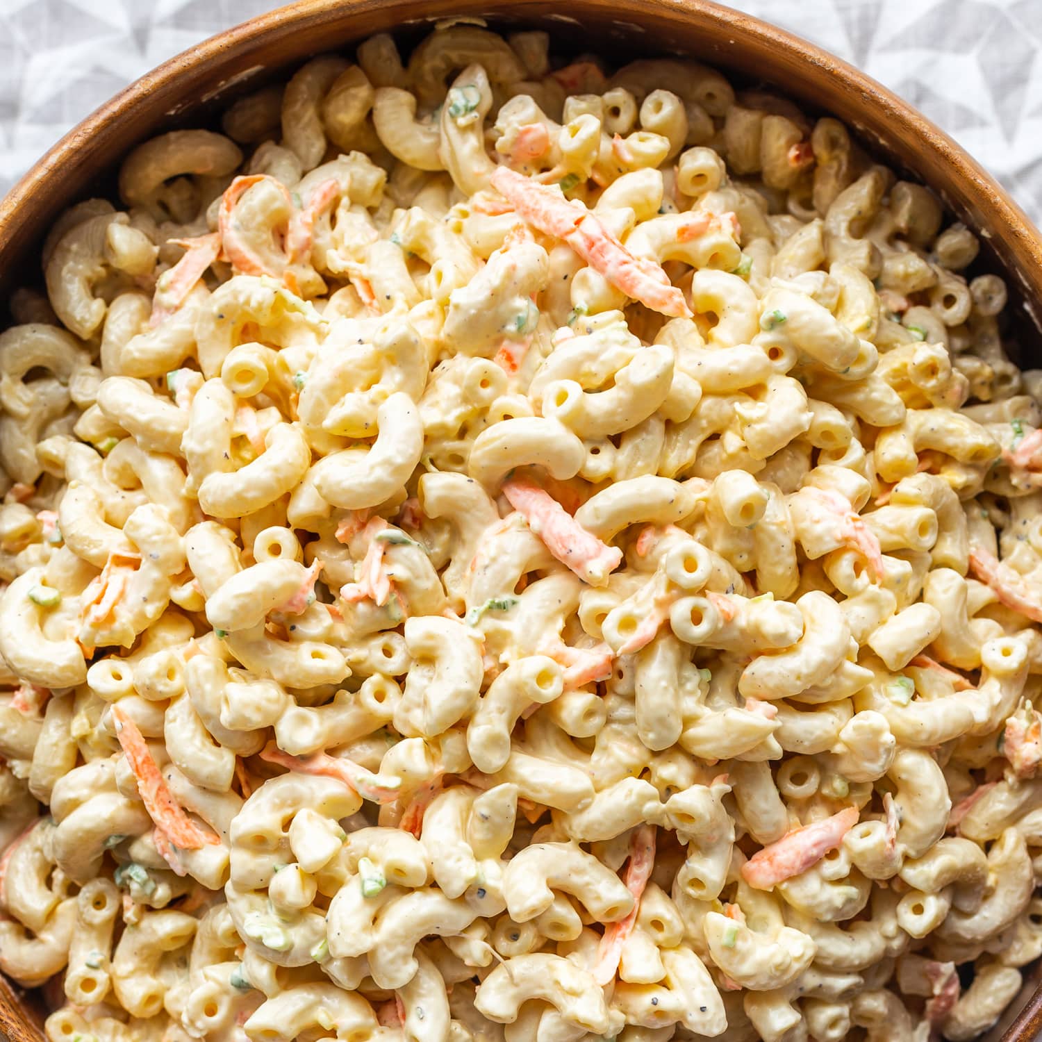 how to prepare salad with macaroni