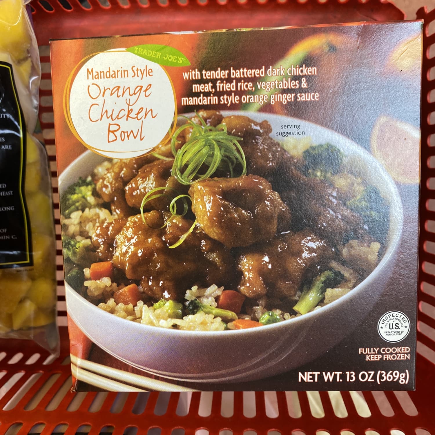 Trader Joe'S Mandarin Style Orange Chicken Bowl | Fig App