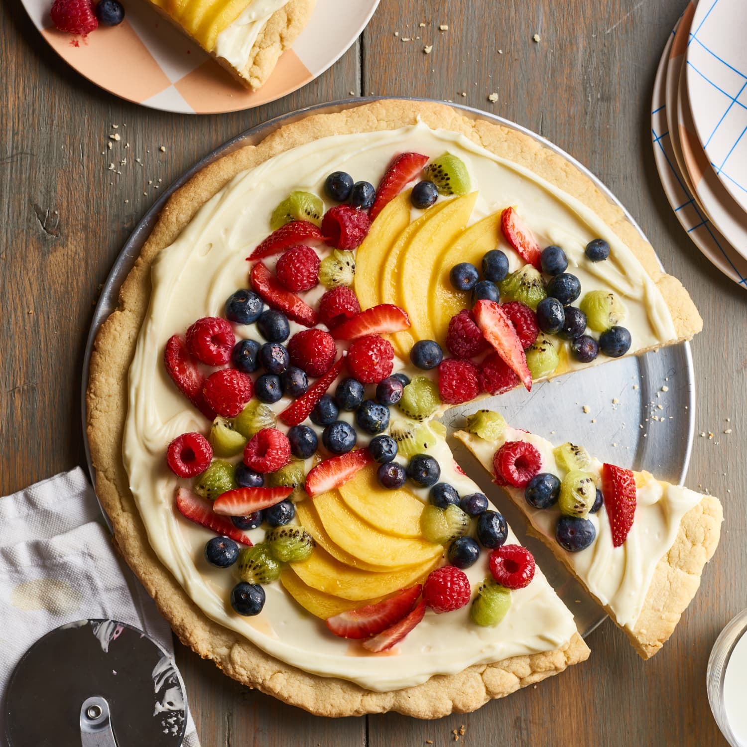 Sugar Cookie Fruit Pizza Dessert Fruit Pizza With Sugar Cookie Crust