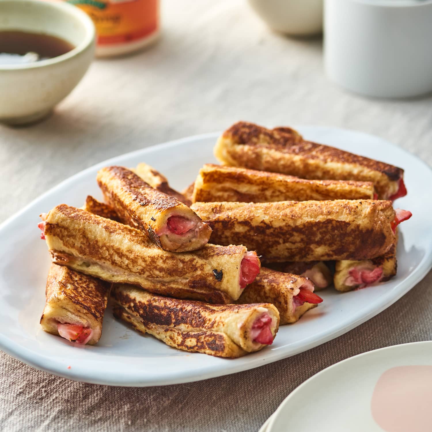 Berries Cream French Toast Roll Ups