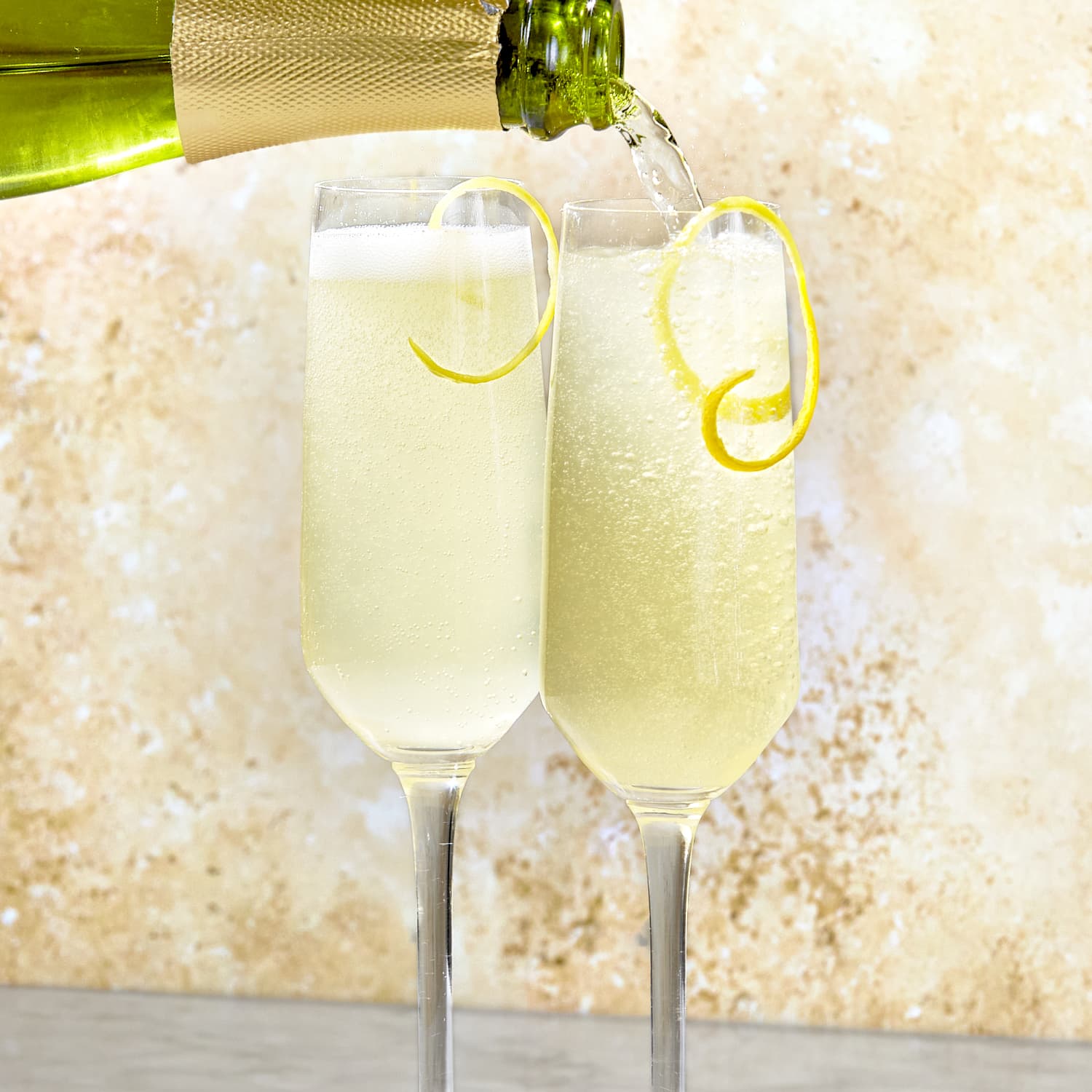 French 75 Cocktail Pear French 75 New Deal Distillery