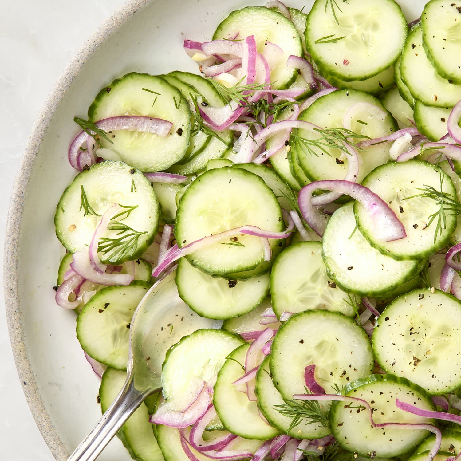Fresh Cucumber Salad Cucumber Salad Preppy Kitchen