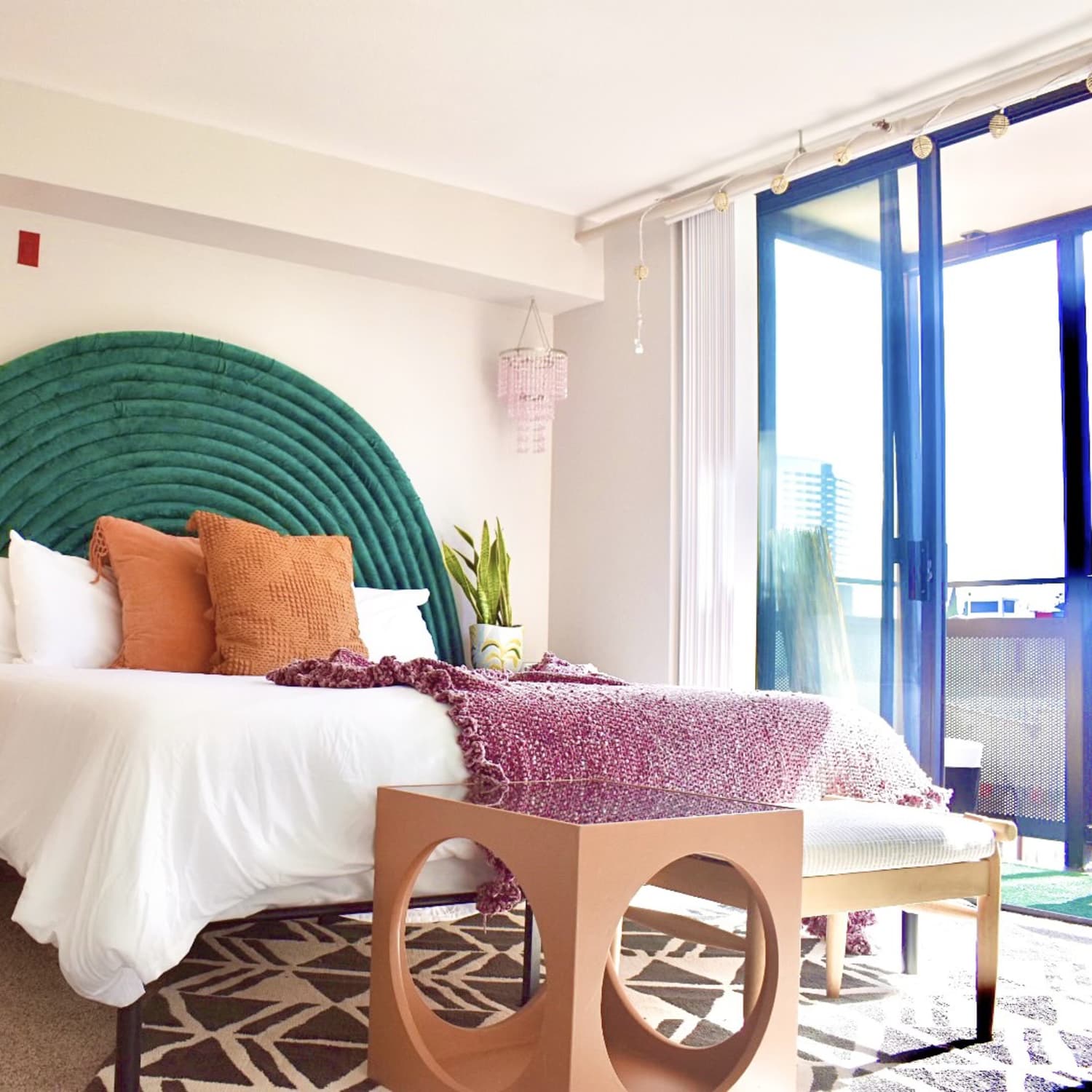 Makeshift headboard store