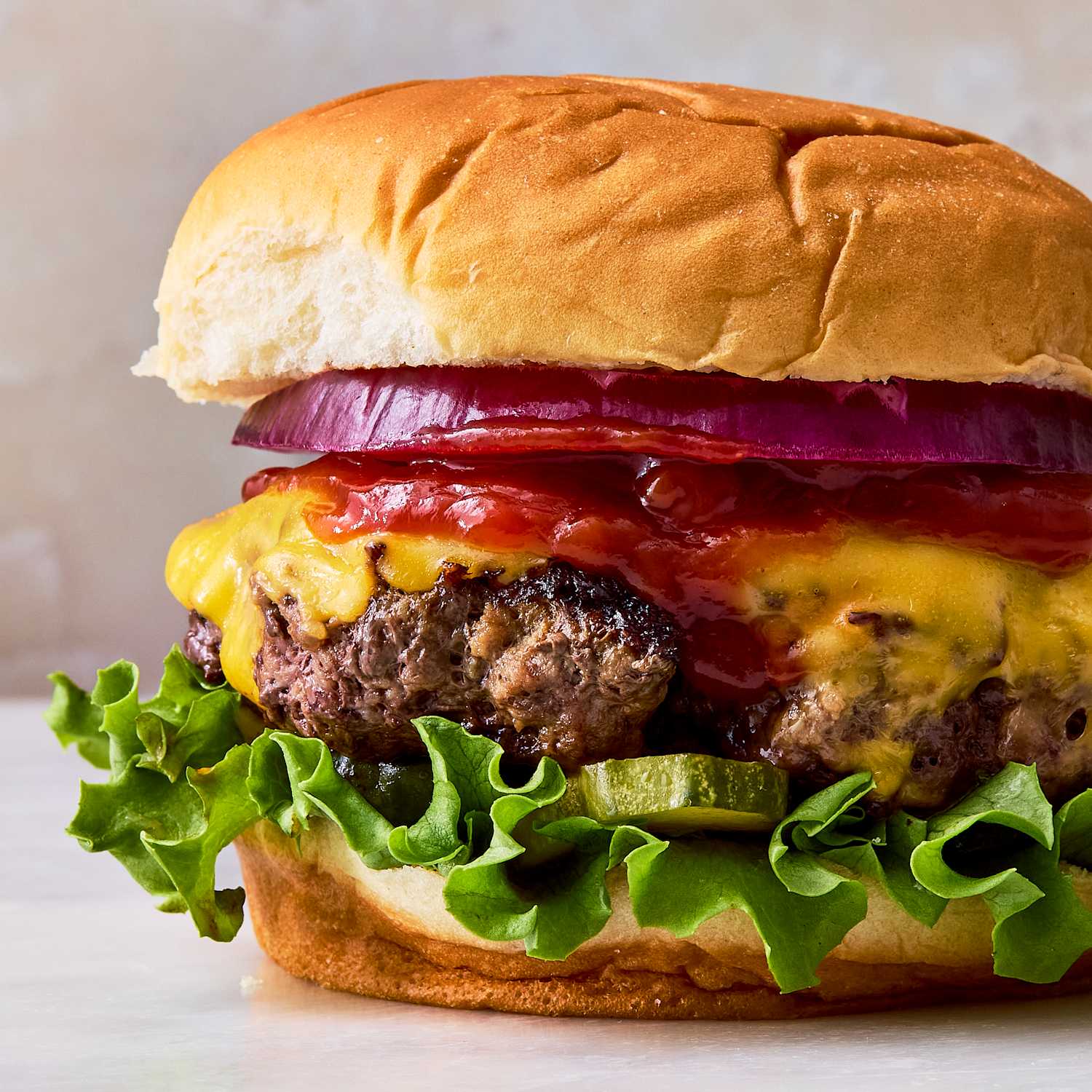 delicious looking burger