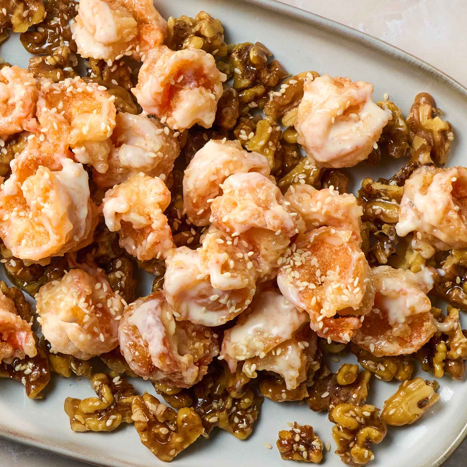 shrimp with walnuts