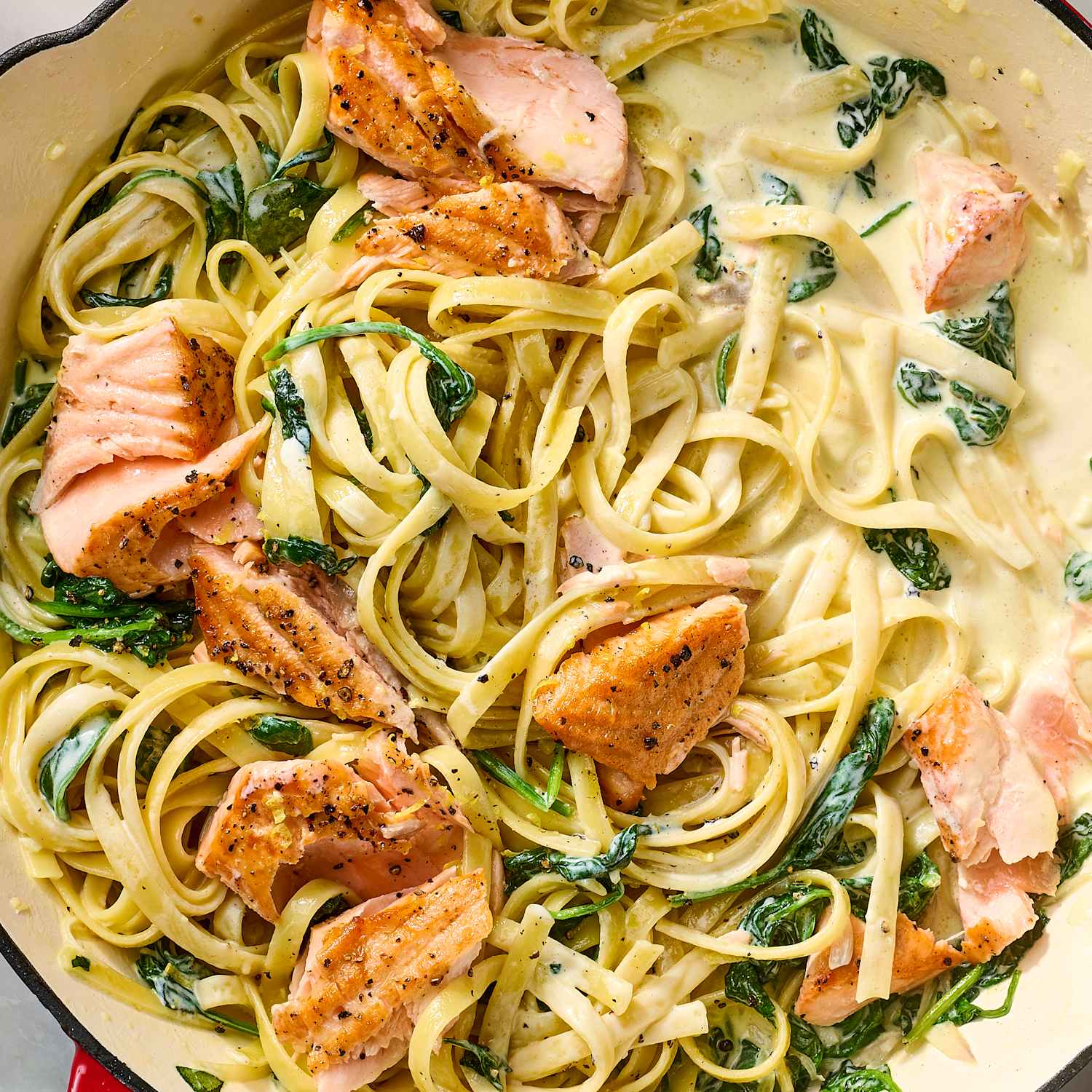 salmon pasta