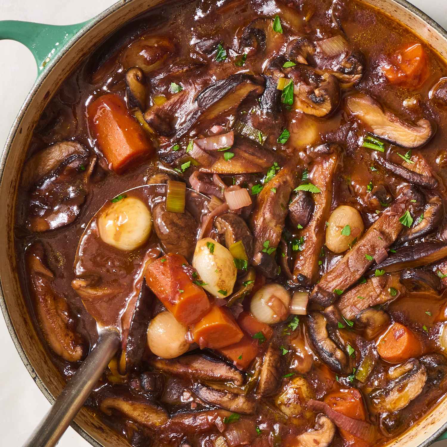 french style mushroom stew