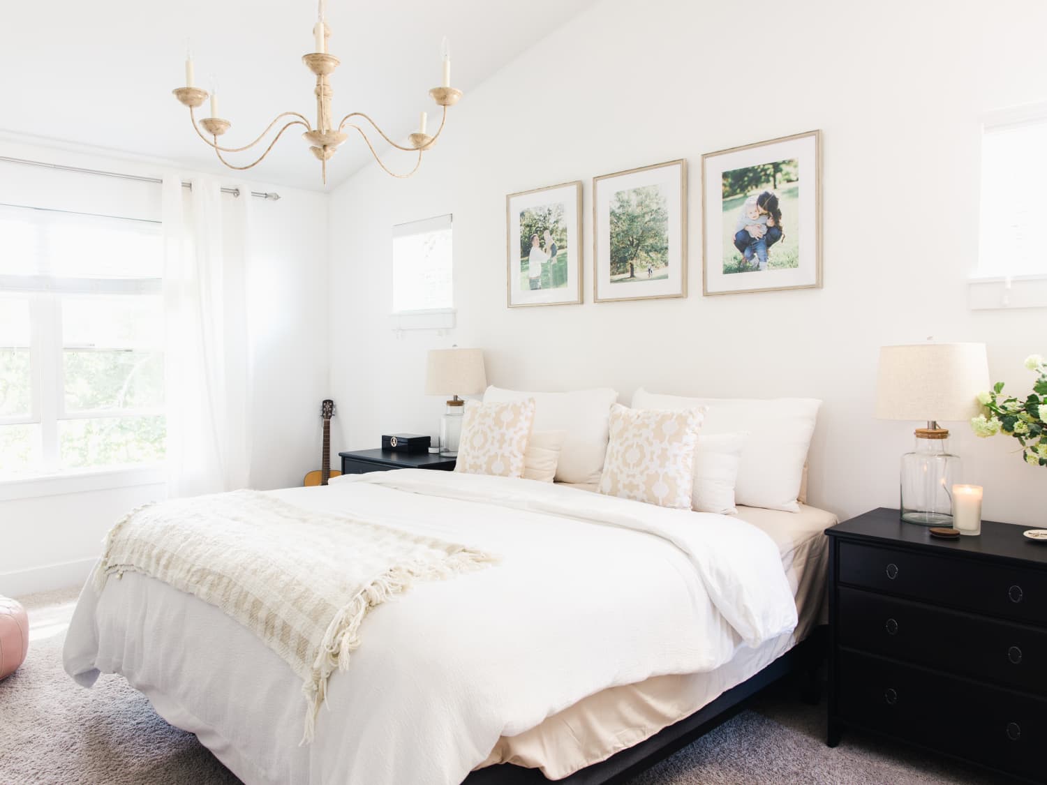 clean simple bedroom