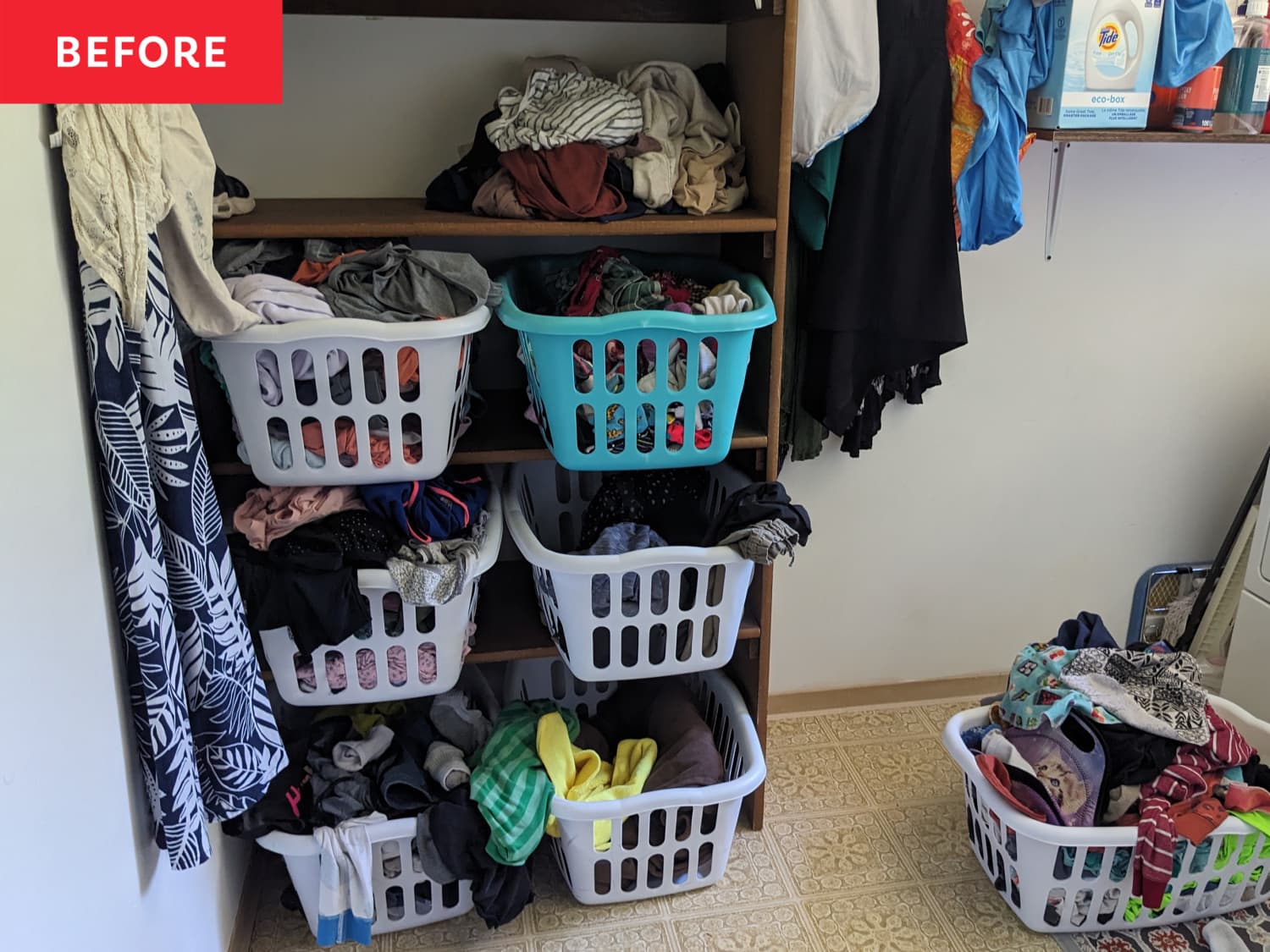 clean folded laundry